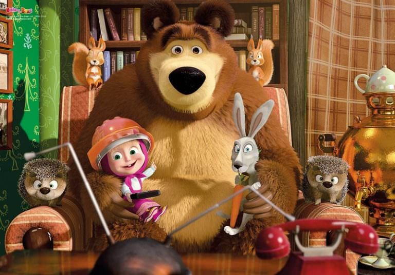 Masha and Bear – Masa i meda 01 | Jestive Slike za torte